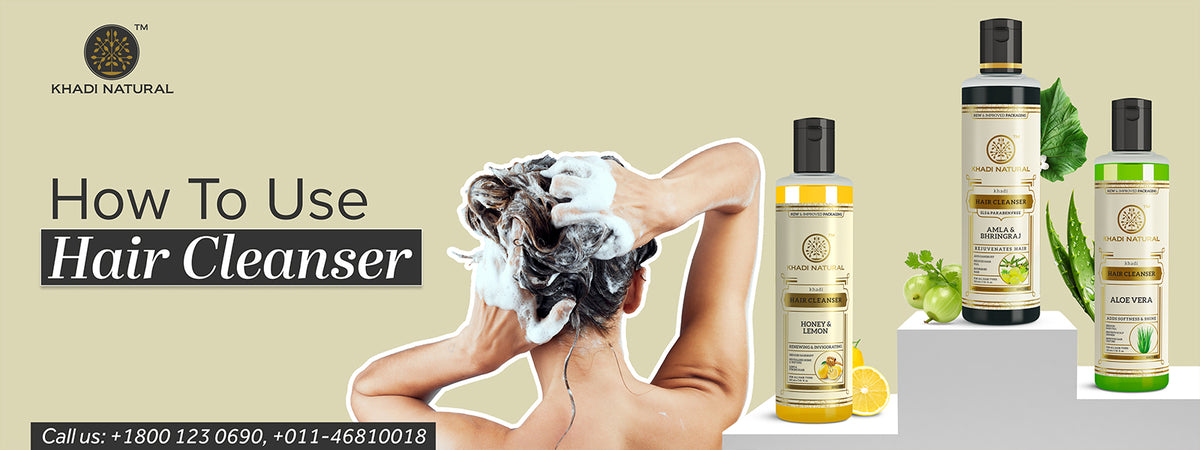 How to use hair cleanser