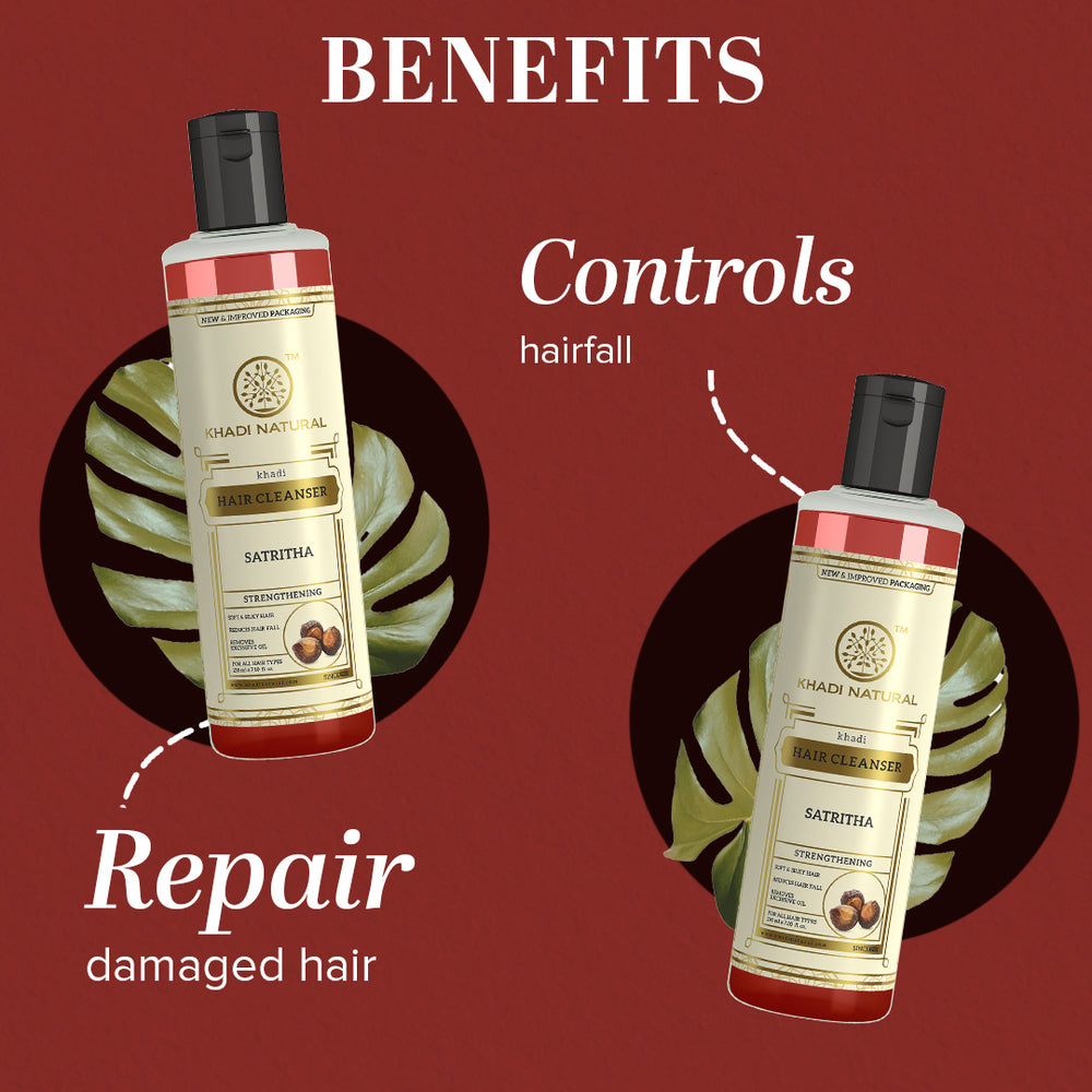 KHADI NATURAL Satritha Hair Cleanser - 210 ml