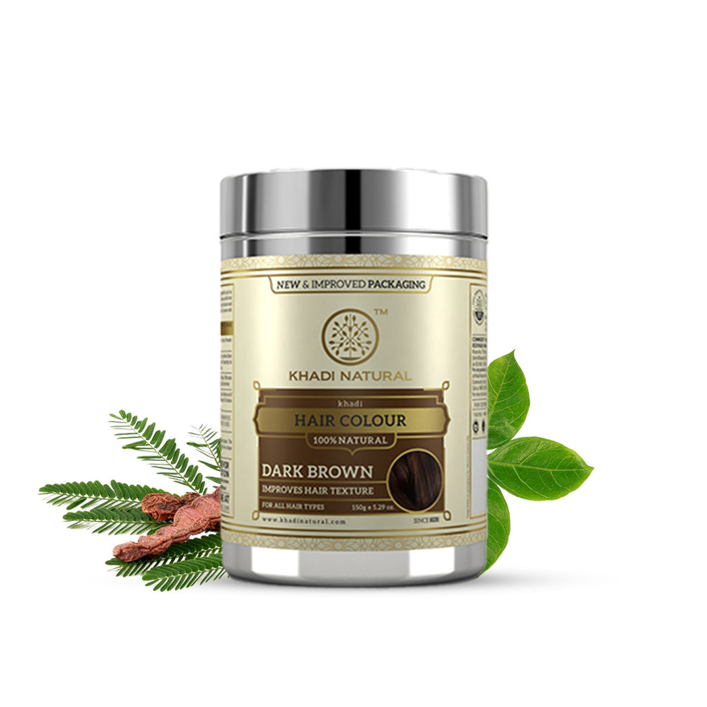 Khadi Natural Herbal Hair Colour Dark Brown | Khadi Natural